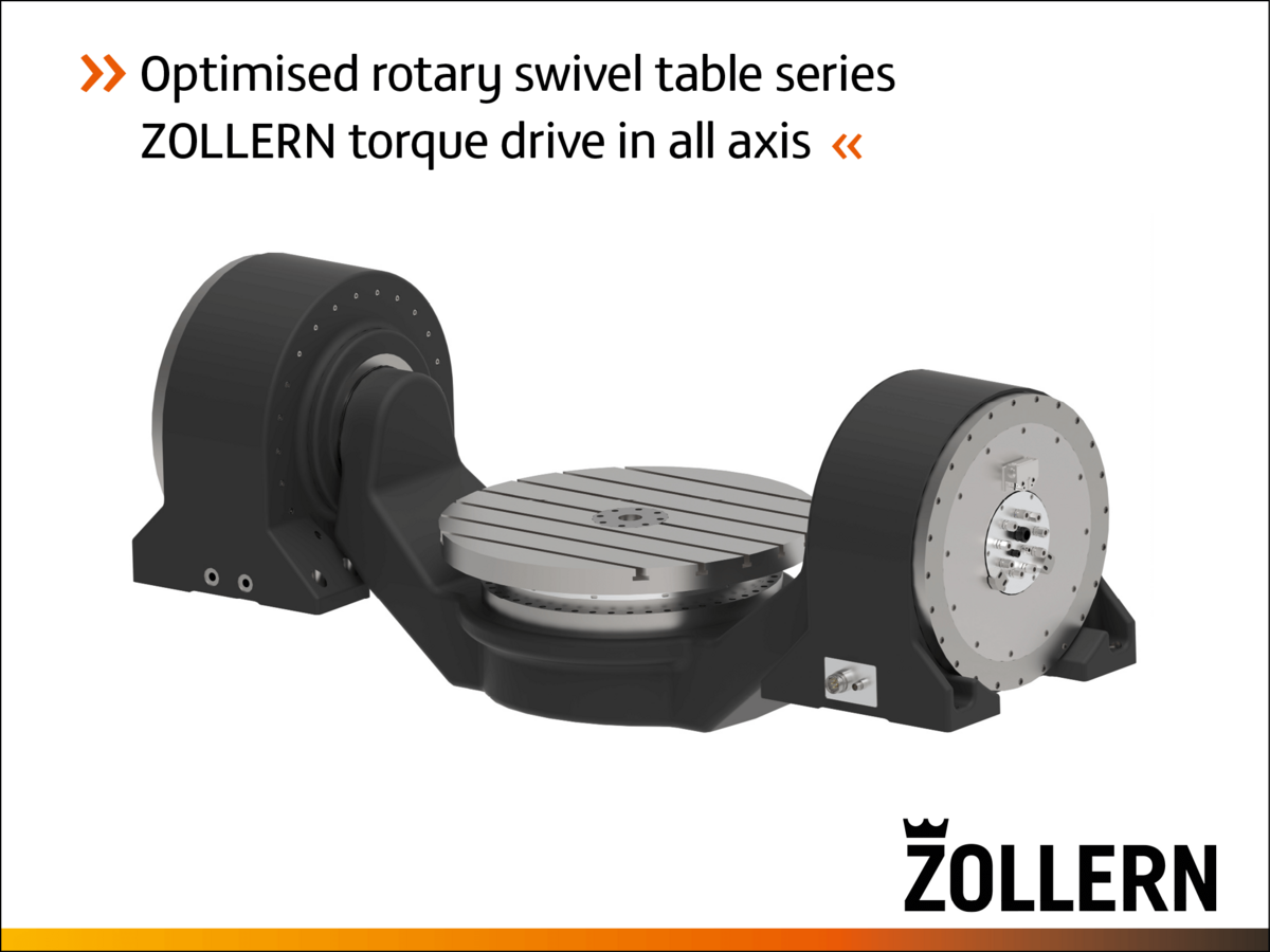 Optimised rotary swivel table series - ZOLLERN